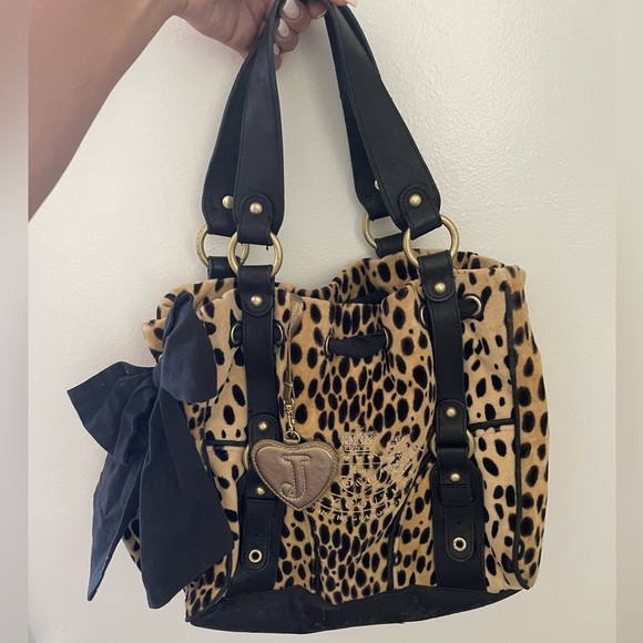 Juicy Couture | Bags | Vintage Juicy Couture Y2k Leopard Print Bag ...